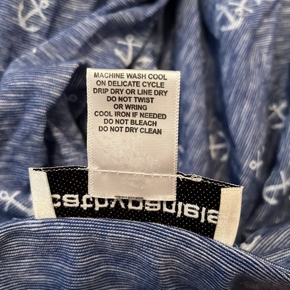 Cathy Daniels | Shirts & Tops | Cathy Daniels Blue And White Shirt Size ...
